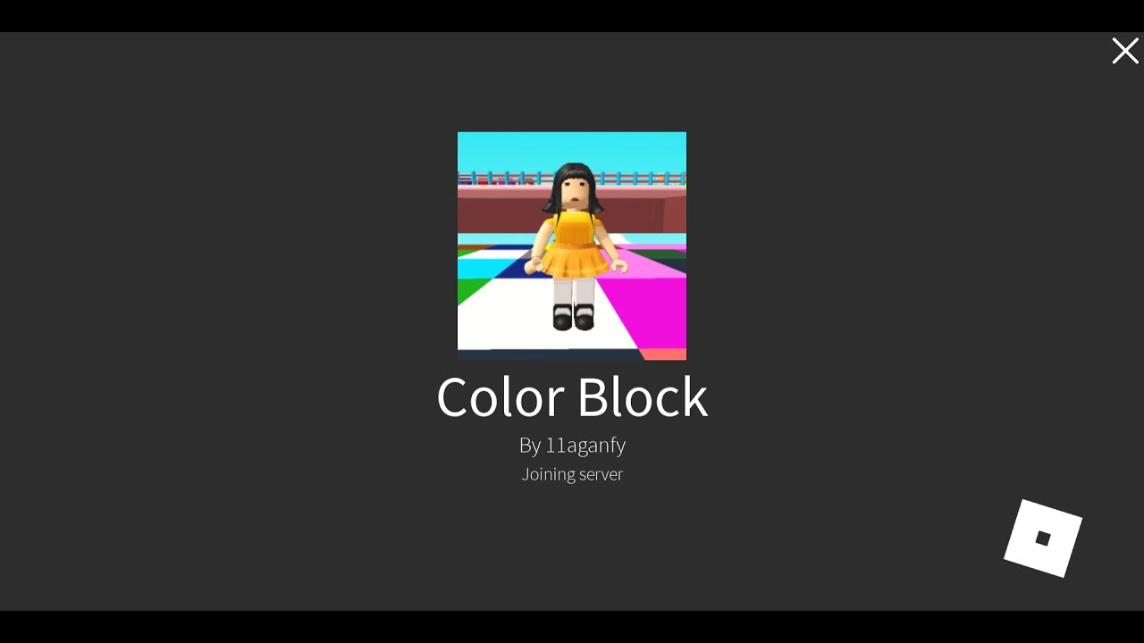Roblox "Color Block" - YouTube