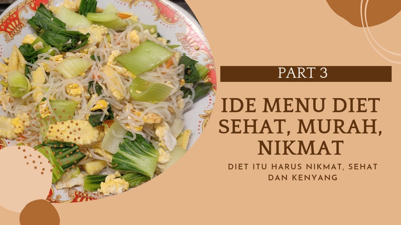 IDE MENU DIET SEHAT 🥰 (bihun sayur) #masak #makanansehat - YouTube