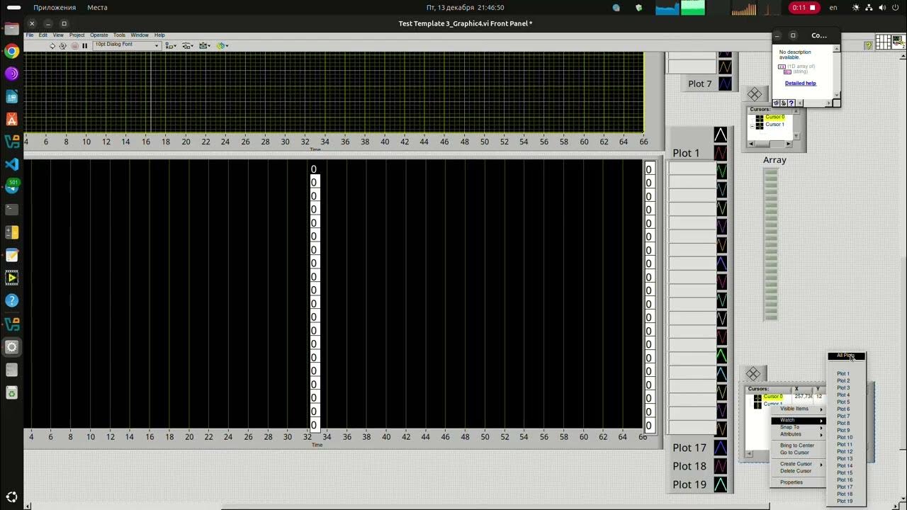 Labview Multi-Plot Cursor Create - YouTube
