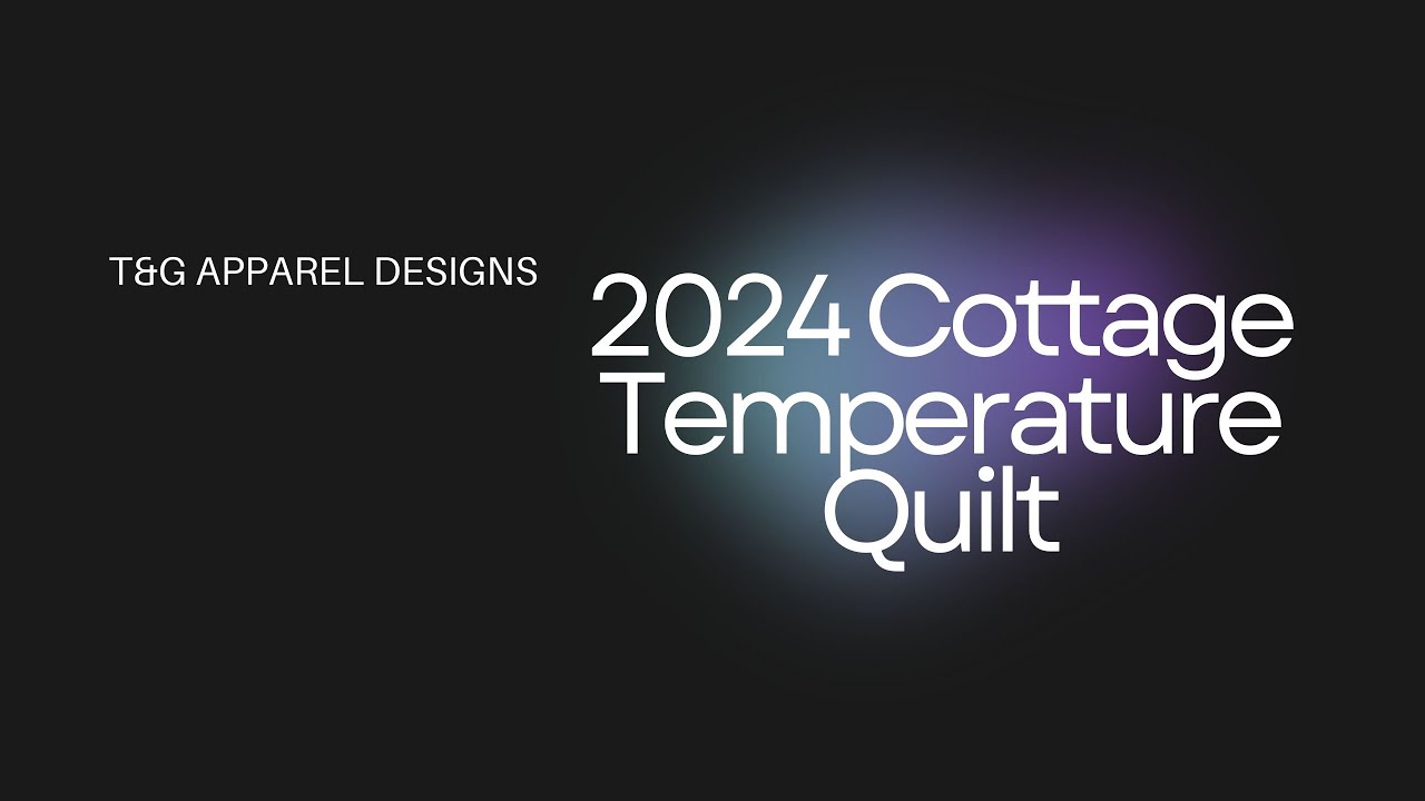 2024 Cottage Temperature Quilt - Fat Quarter Shop - Jan-March Cottages ...