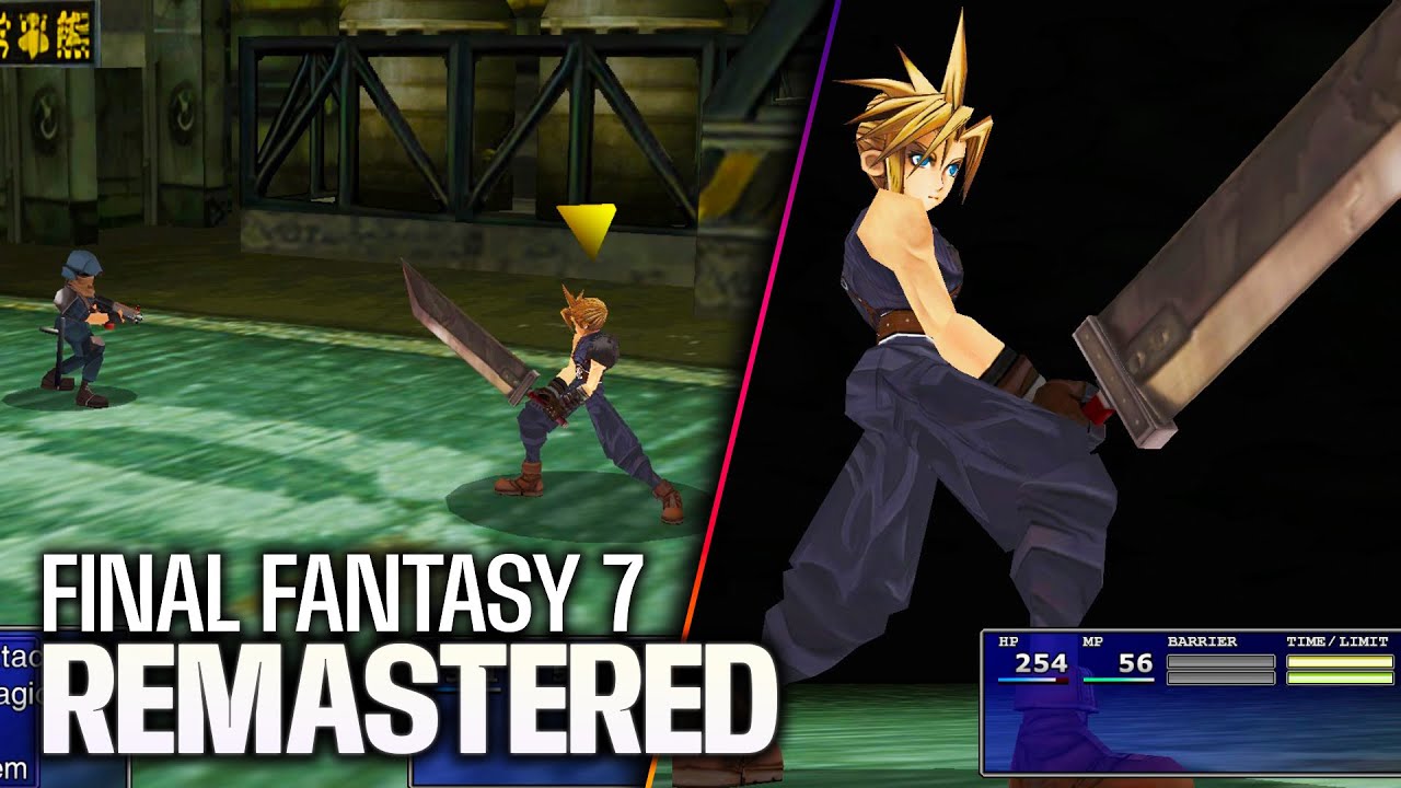 Trying out The Final Fantasy 7 "Remastered HD" 2024 - YouTube