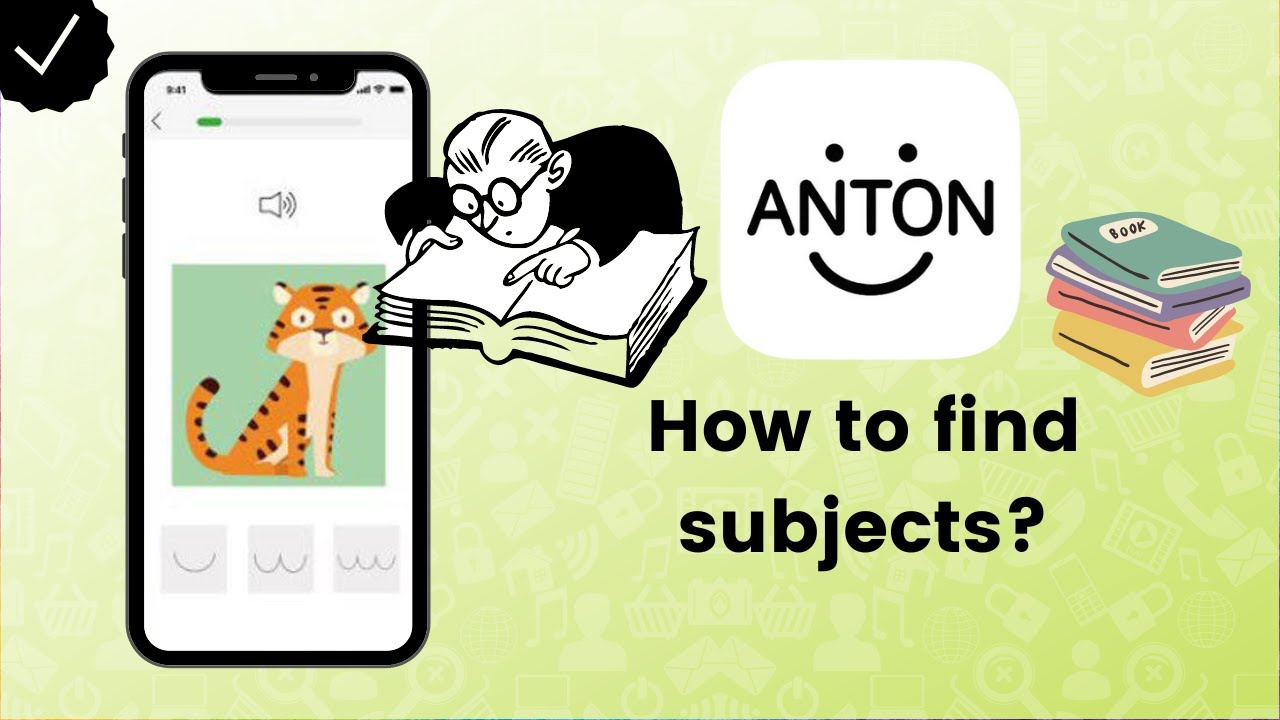 How to find subjects on Anton app? - Anton Tips - YouTube