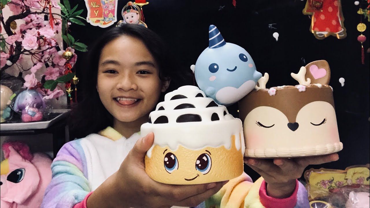 BƯU PHẨM SIÊU KHỔNG LỒ ĐẾN TỪ BÀ NỘI VÀ AURORA_ SILLY SQUISHY/ Bông🧡 ️💚 ...