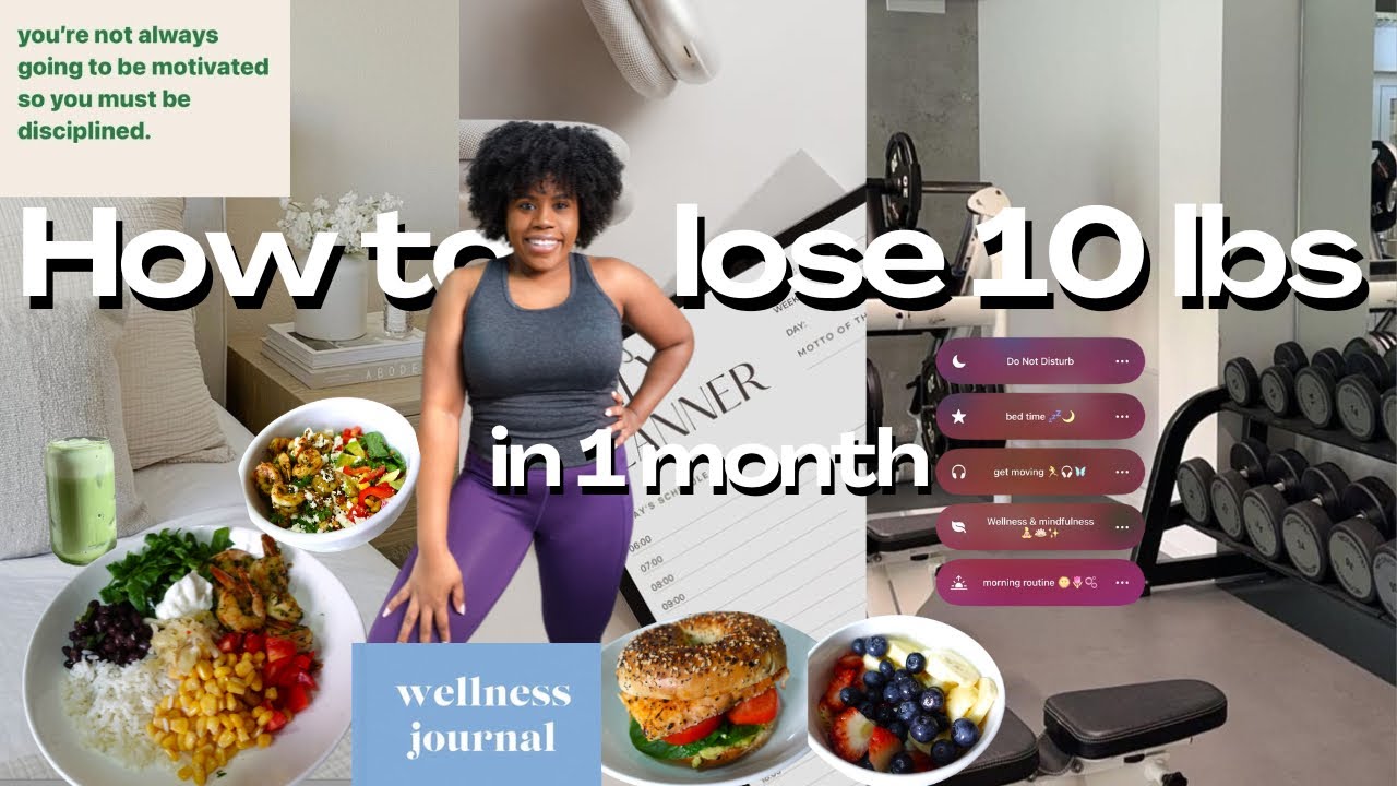 30 DAY CHALLENGE | How to lose 10 lbs in 1 month & *GLOW UP* before 2025| the power of ...