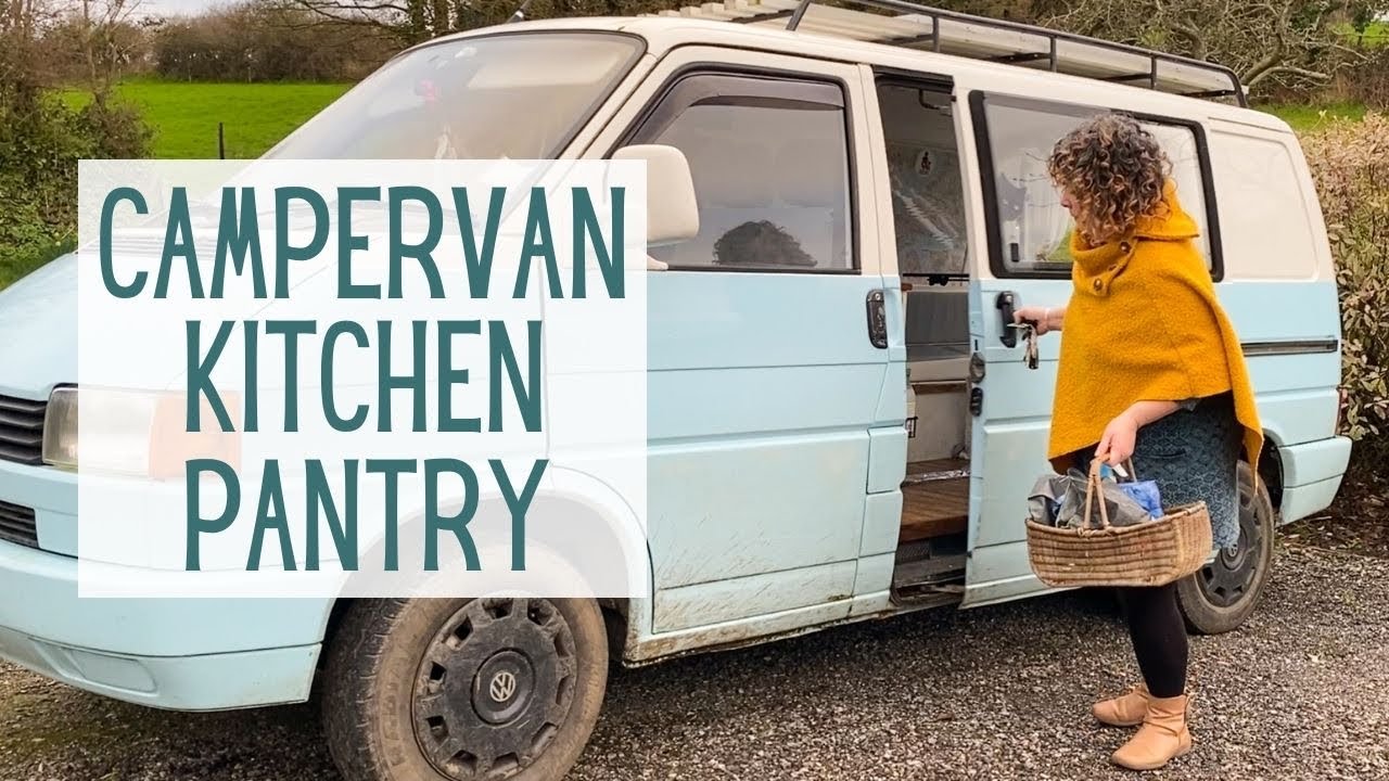 Stocking a Camper Van Pantry - Vanlife Kitchen and Food Essentials ...