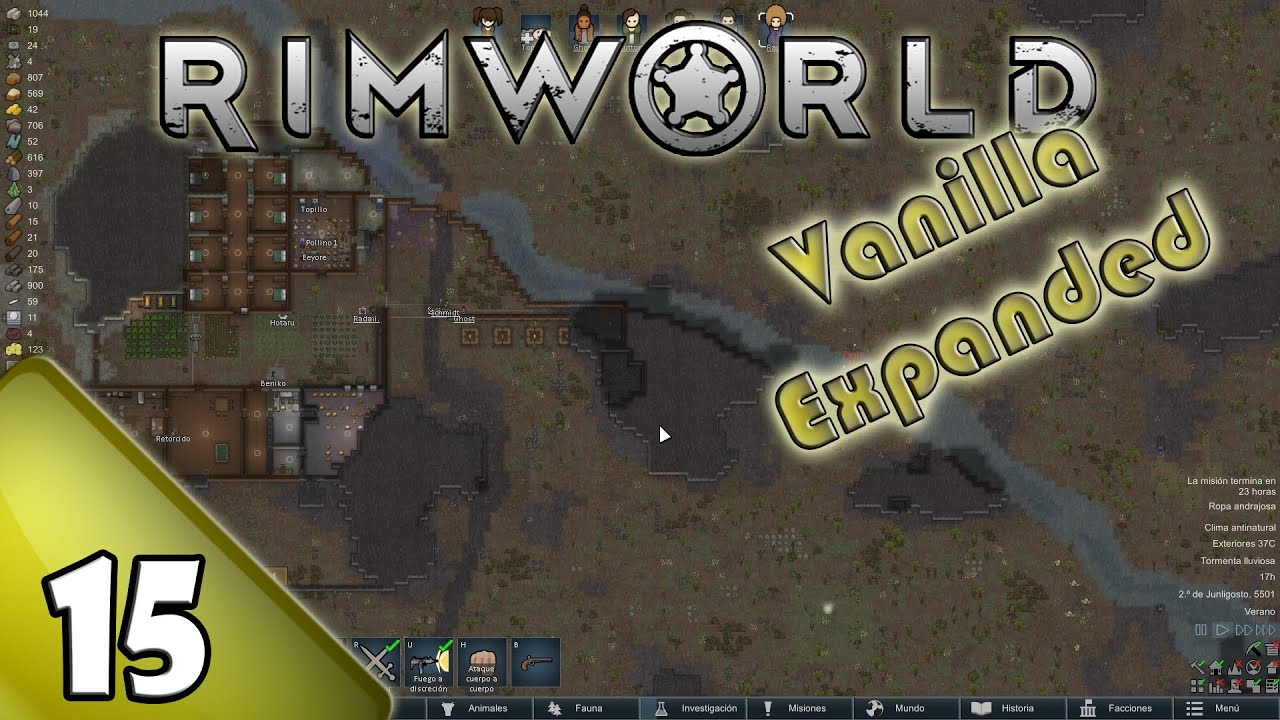 RIMWORLD VANILLA EXPANDED EN ESPAÑOL | 15 - Probando la Defensa - YouTube