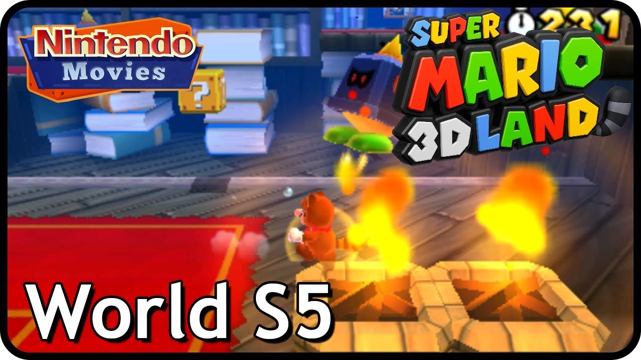 Super Mario 3D Land - World S5 (100% Walkthrough, All Star Coins) - YouTube