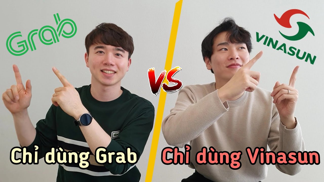 Loại taxi nào người Hàn hay dùng ở Việt Nam?! Grab hay Vinasun - YouTube