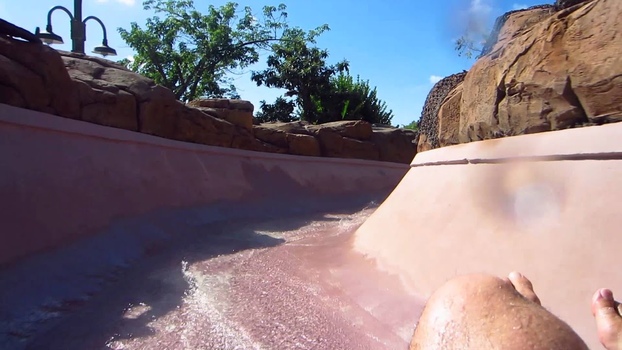 KEELHAUL FALLS Water Slide Disney's Typhoon Lagoon WDW - YouTube