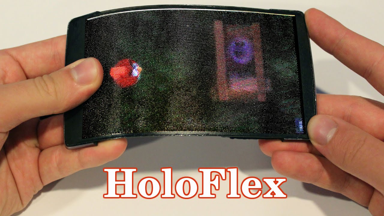 HoloFlex: World’s First Holographic Flexible Smartphone. - YouTube