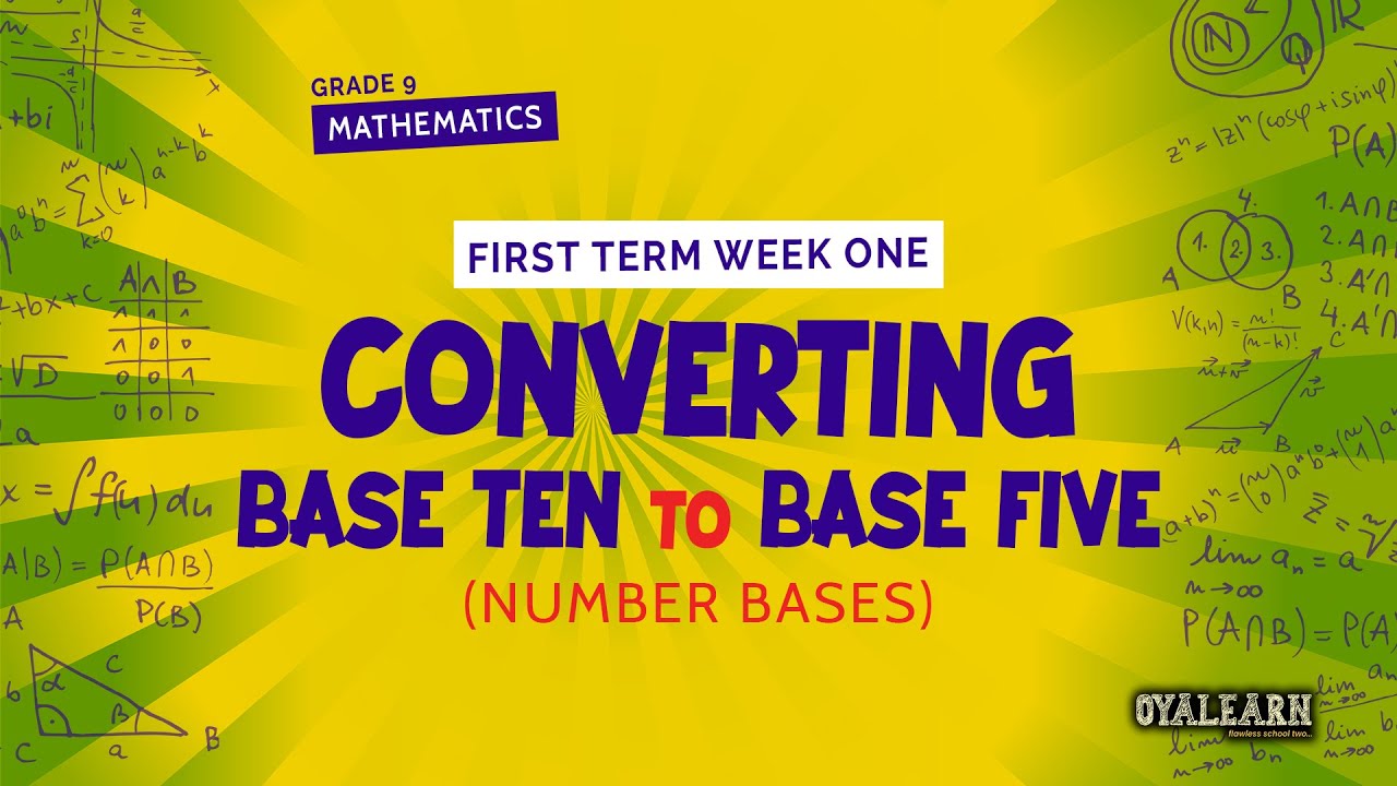 JSS3 Mathematics Number Bases Convert Base 10 To Base 5 Example jss3-mathematics-number-bases-convert-base-10-to-base-5-example