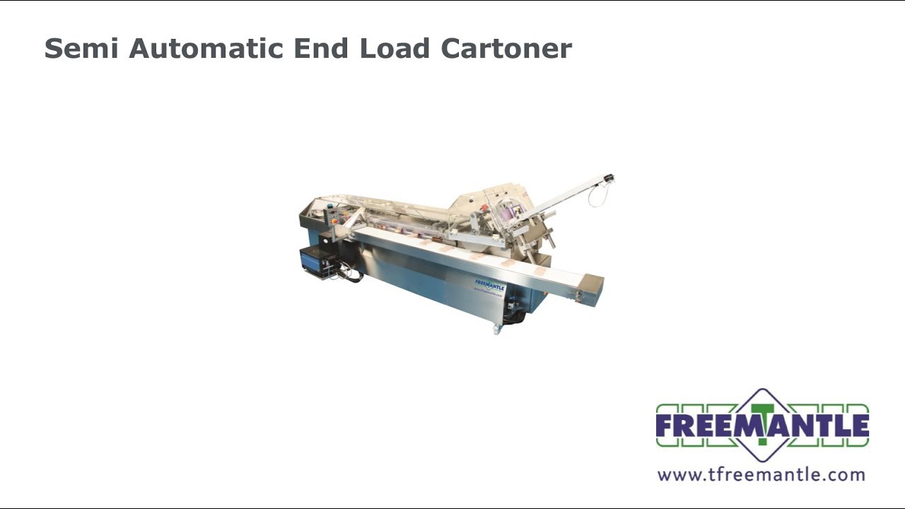 T Freemantle Ltd - Semi Automatic Cartoner - YouTube