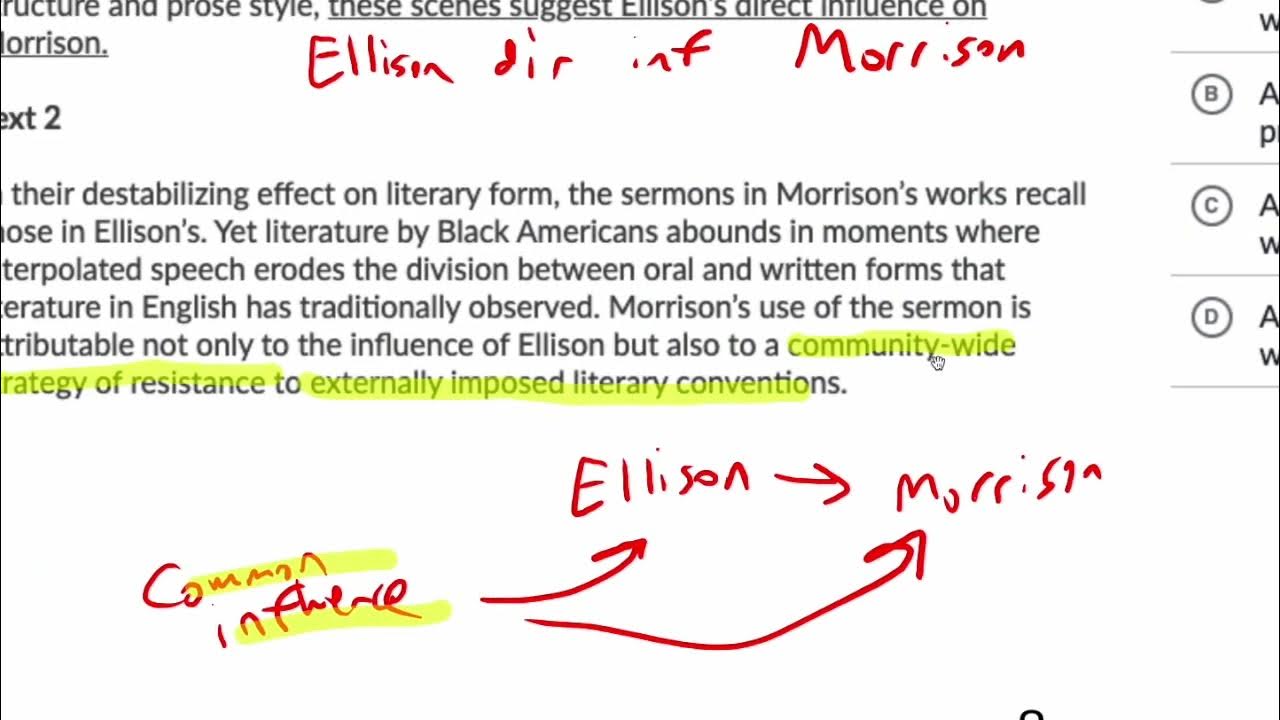 DSAT R&W: Khan Academy Paired Passages (Advanced), Pt. 8: Ralph Ellison ...