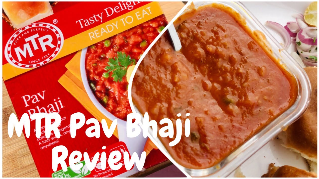 MTR Pav Bhaji Ready to Eat | Ready to Eat Food | Instant Pav Bhaji ...