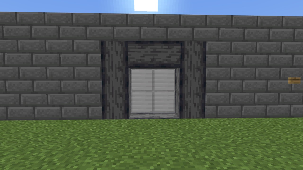 Easy 2x2 Piston Door Tutorial For Minecraft Bedrock(With Button) - YouTube