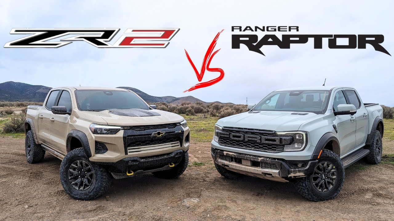 2024 Ranger Raptor vs 2024 Colorado ZR2 Offroading - YouTube