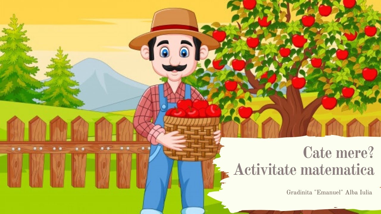 Cate mere? - Activitate matematica | Gradinita Emanuel - YouTube