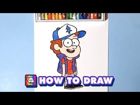 How to Draw Dipper from Gravity Falls - YouTube