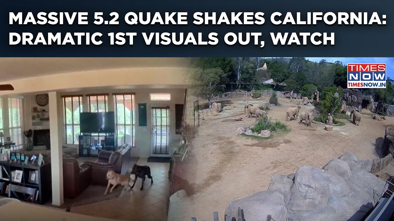 US Earthquake: Dramatic 1st Visuals Out As Huge 5.2 Quake Shakes ...