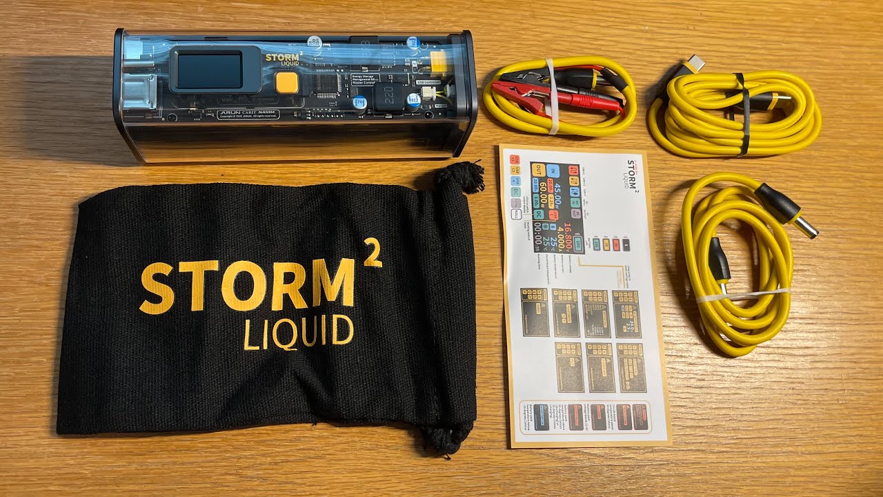 Storm 2 100W PD Transparent Battery Unboxing - YouTube