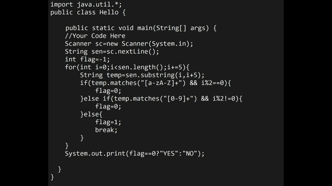 SkillRack-Daily Challenge - Five Alphabets Five Digits (Program Id ...