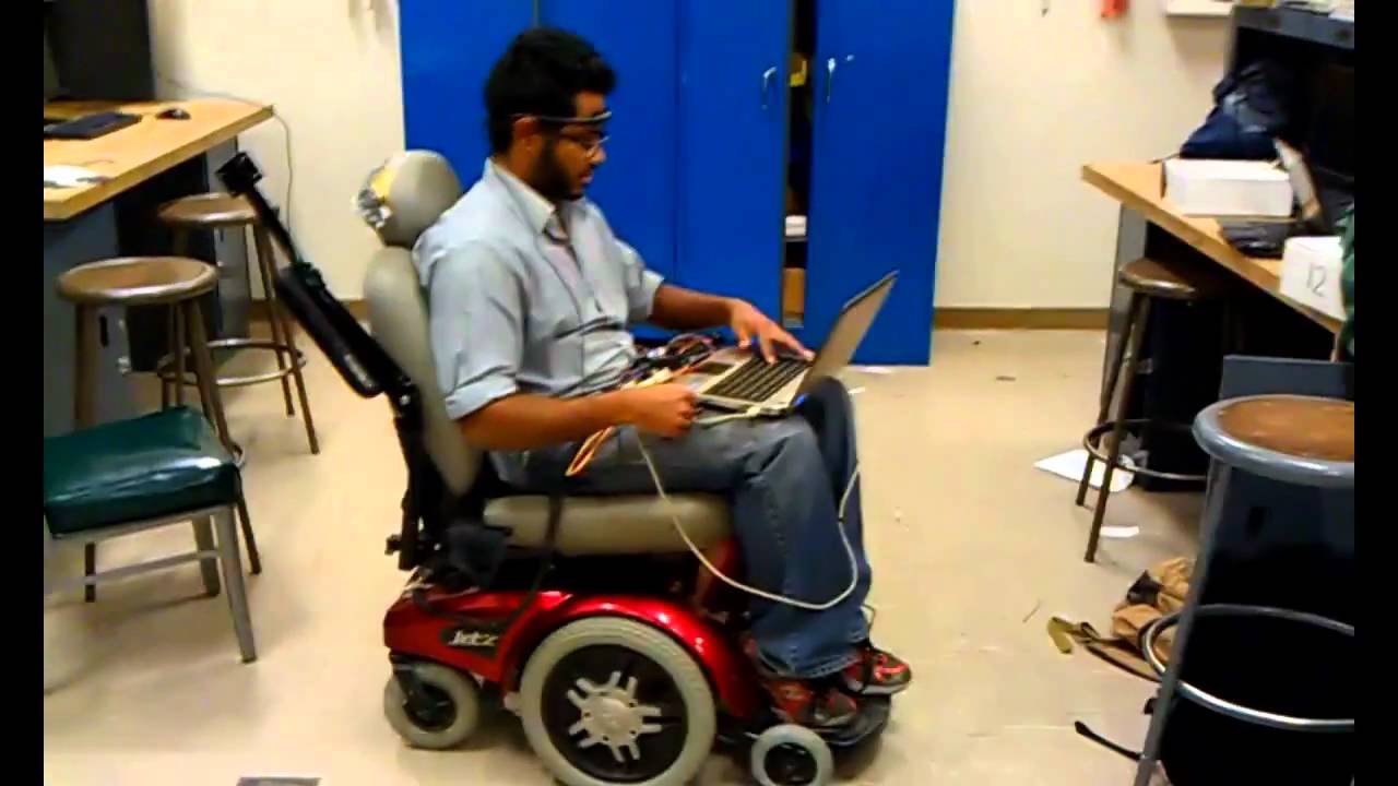 EEG mind controlled wheelchair - UC Berkeley ME102B/ME135 (demo) - YouTube