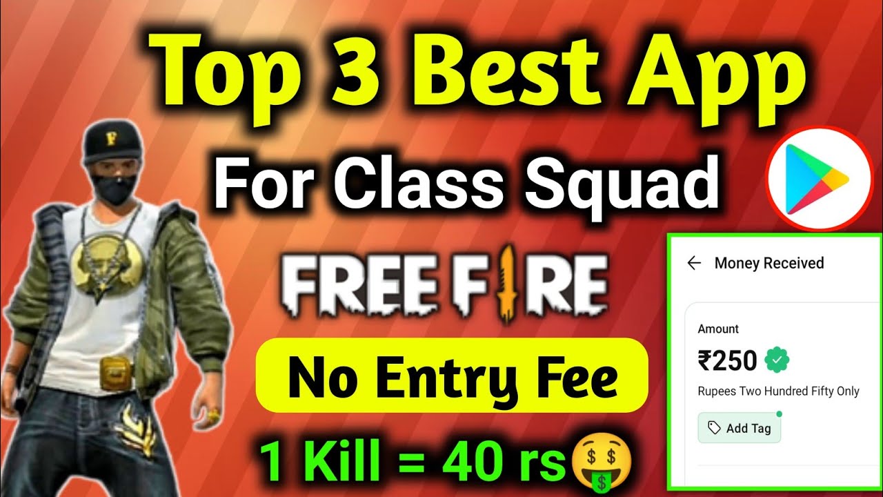 Top 3 Best Tournament Apps For Free Fire Clash Squad | FF tournament ...