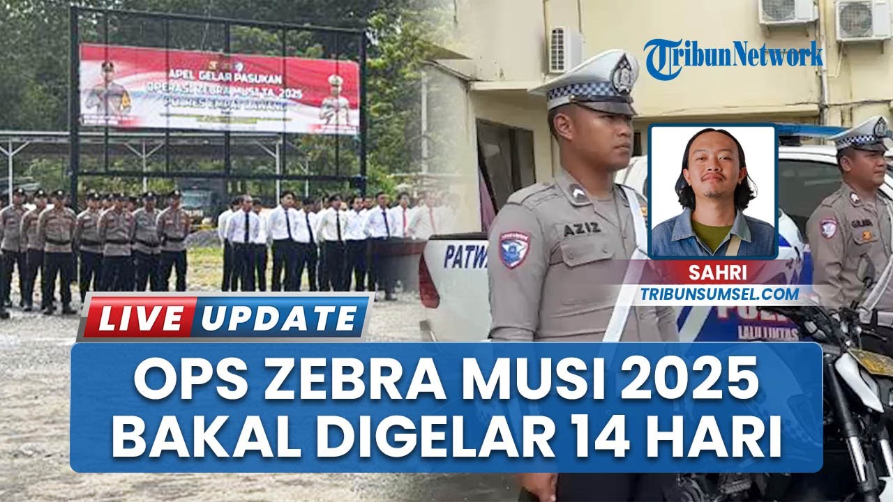 Razia segera Dimulai, 180 Personel Apel Operasi Zebra Musi 2025 di ...