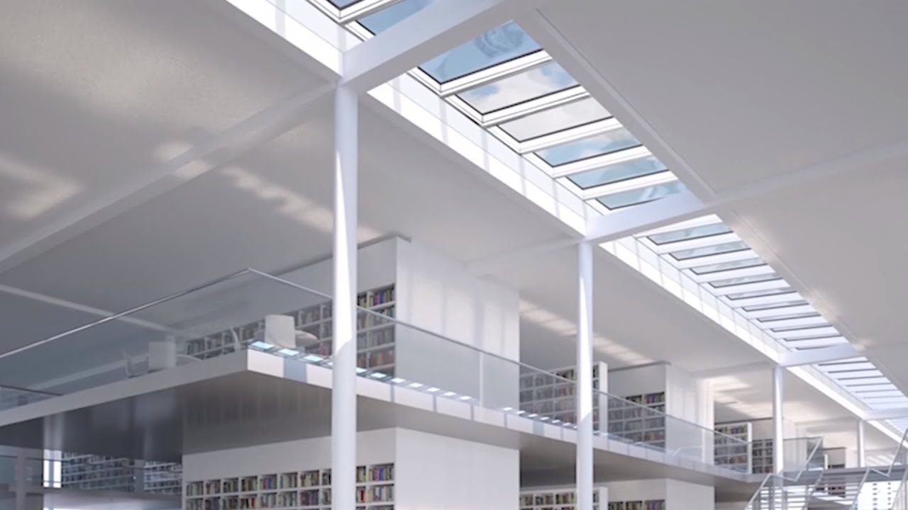 VELUX Modulares Oberlicht-System - Mit Tageslicht gestalten - YouTube