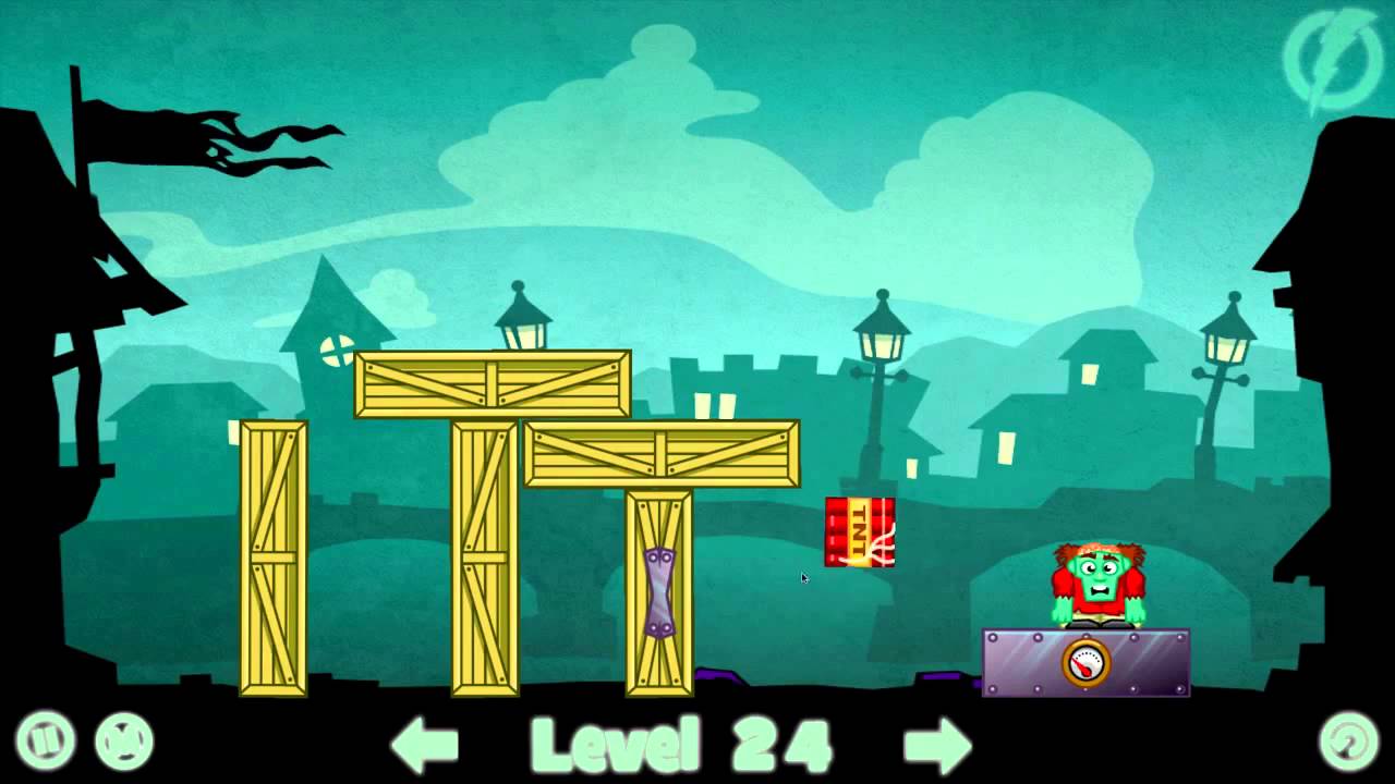 Zombie Drop level 24 - YouTube