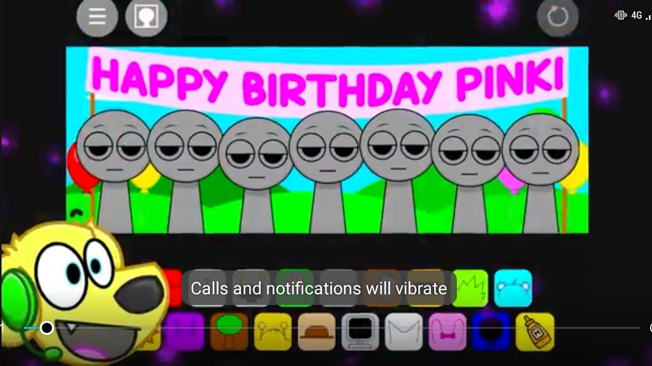 Celebrating Pinki's Birthday #sprunki - YouTube