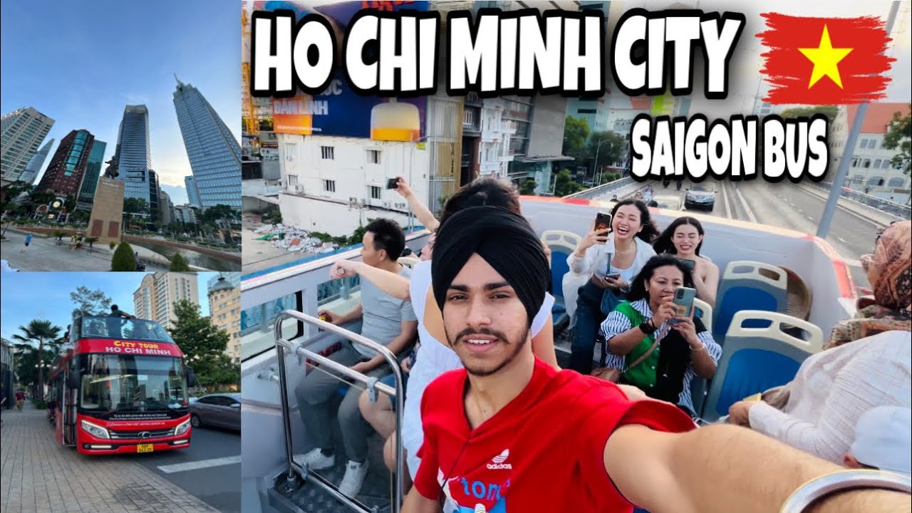 CITY TOUR || HO CHI MINH CITY VITENAM🇻🇳 || SAIGON BUS - YouTube