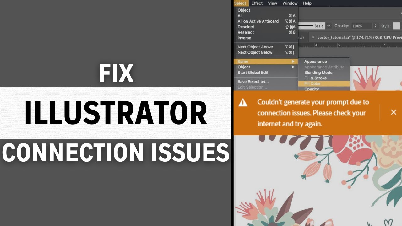 Adobe Illustrator – How to Connection/Server Issues! | Complete 2024 ...