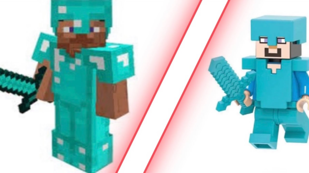 Minecraft vs lego minecraft🙀 ️ - YouTube