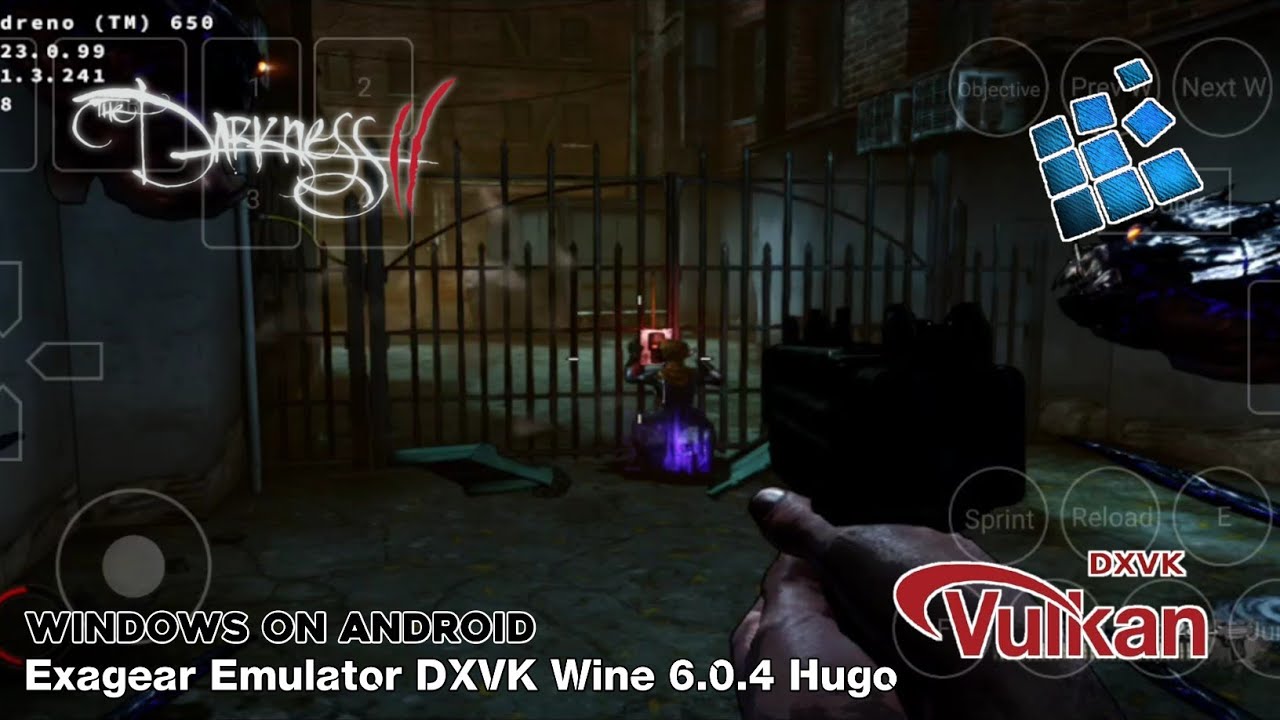 The Darkness II (Windows) Android Gameplay | Exagear Emulator DXVK Wine 6.0.4 - YouTube
