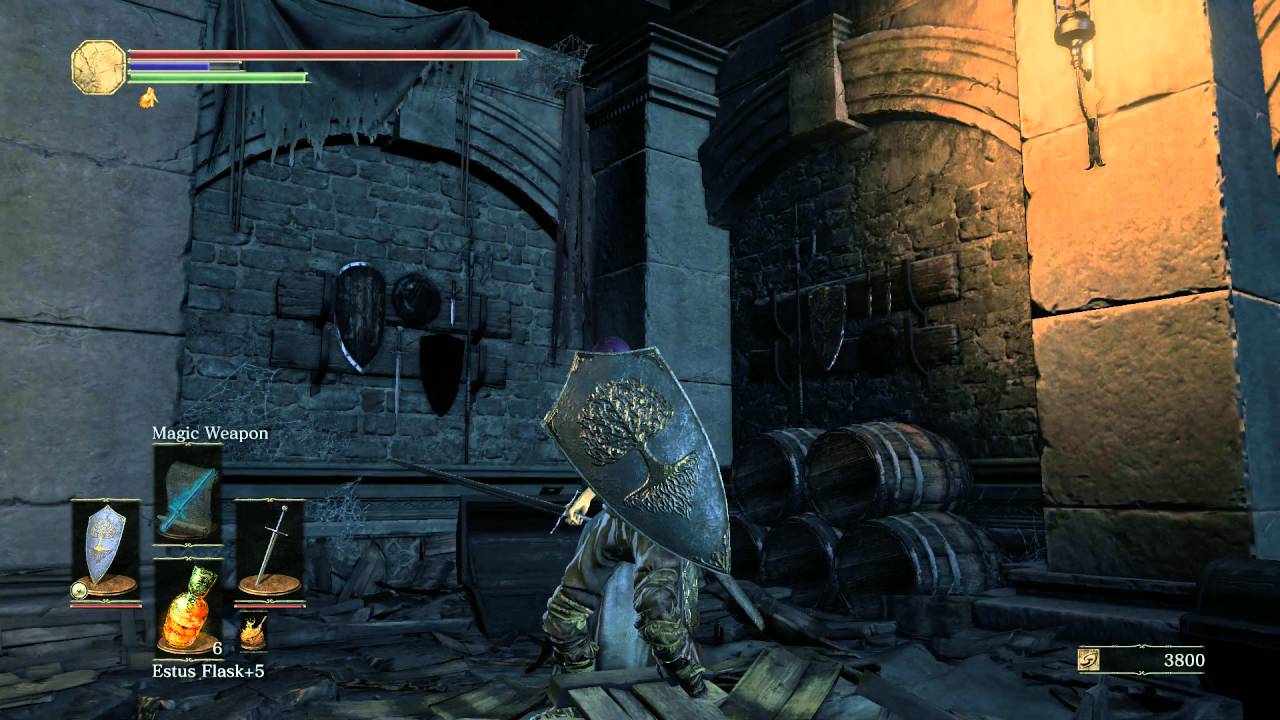 Dark Souls III, Frozen Knight Mini boss (Lothric Castle) - YouTube