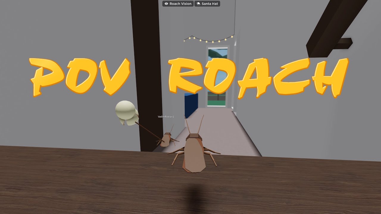 POV ROACH Roblox Kroshik Day Game - YouTube