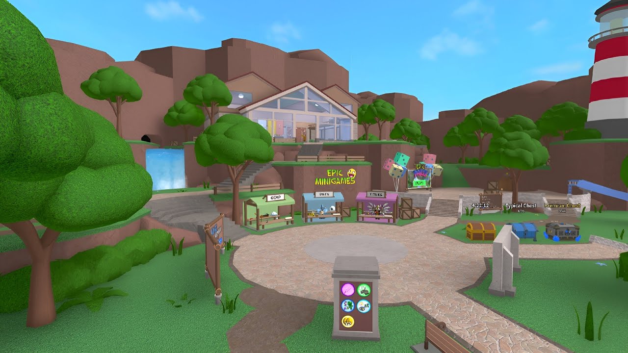 New Lobby In Epic Minigames! - YouTube