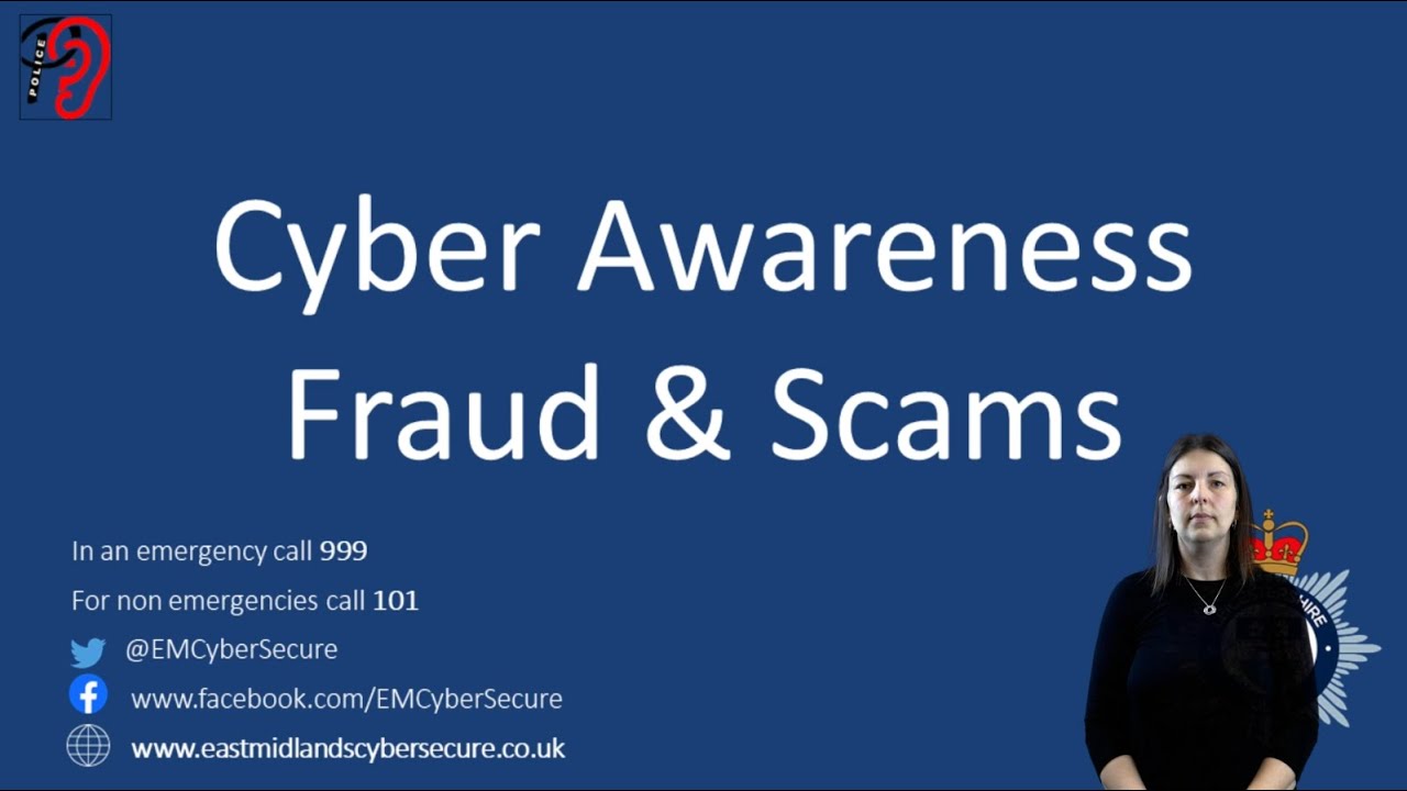 Cyber Awareness Frauds & Scams (With BSL) - YouTube