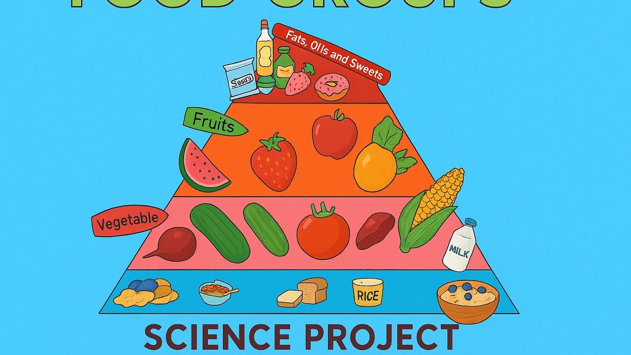 School Science Project: 🧪🗻💓Food Groups Explained! | Made by Ameera ...