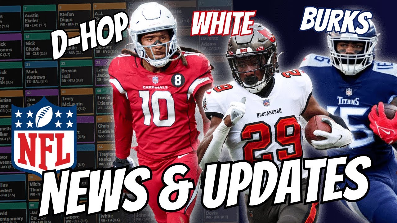 NFL News & Updates + BEST Ball Fantasy Football Drafts Stream #30 - YouTube