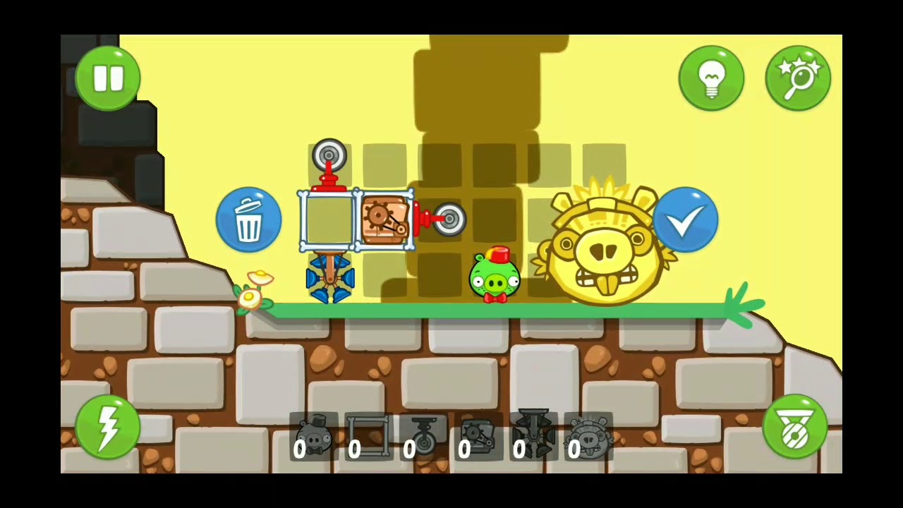 Bad piggies 6-14 glitch workaround / fix, 2nd crate. - YouTube