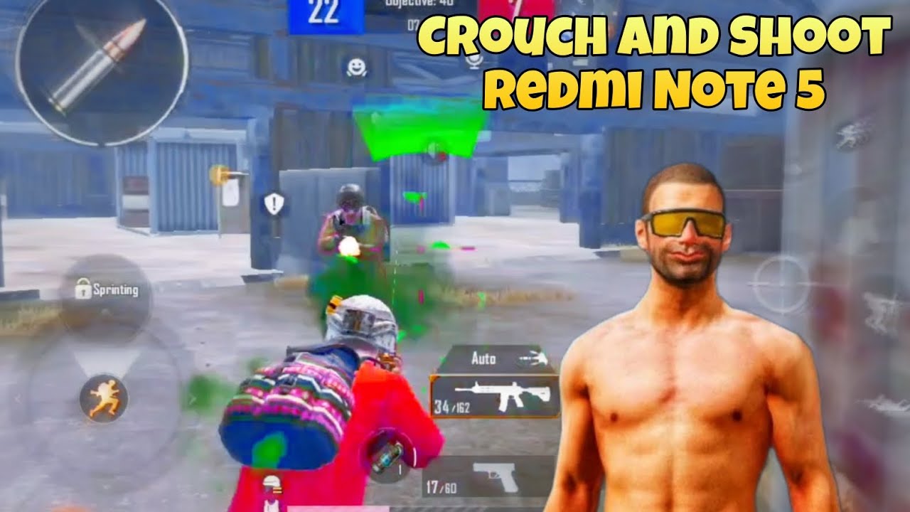 HOW TO CROUCH AND SHOOT IN 40 FPS | REDMI NOTE 5 @LoLzZzGaming #bgmi ...