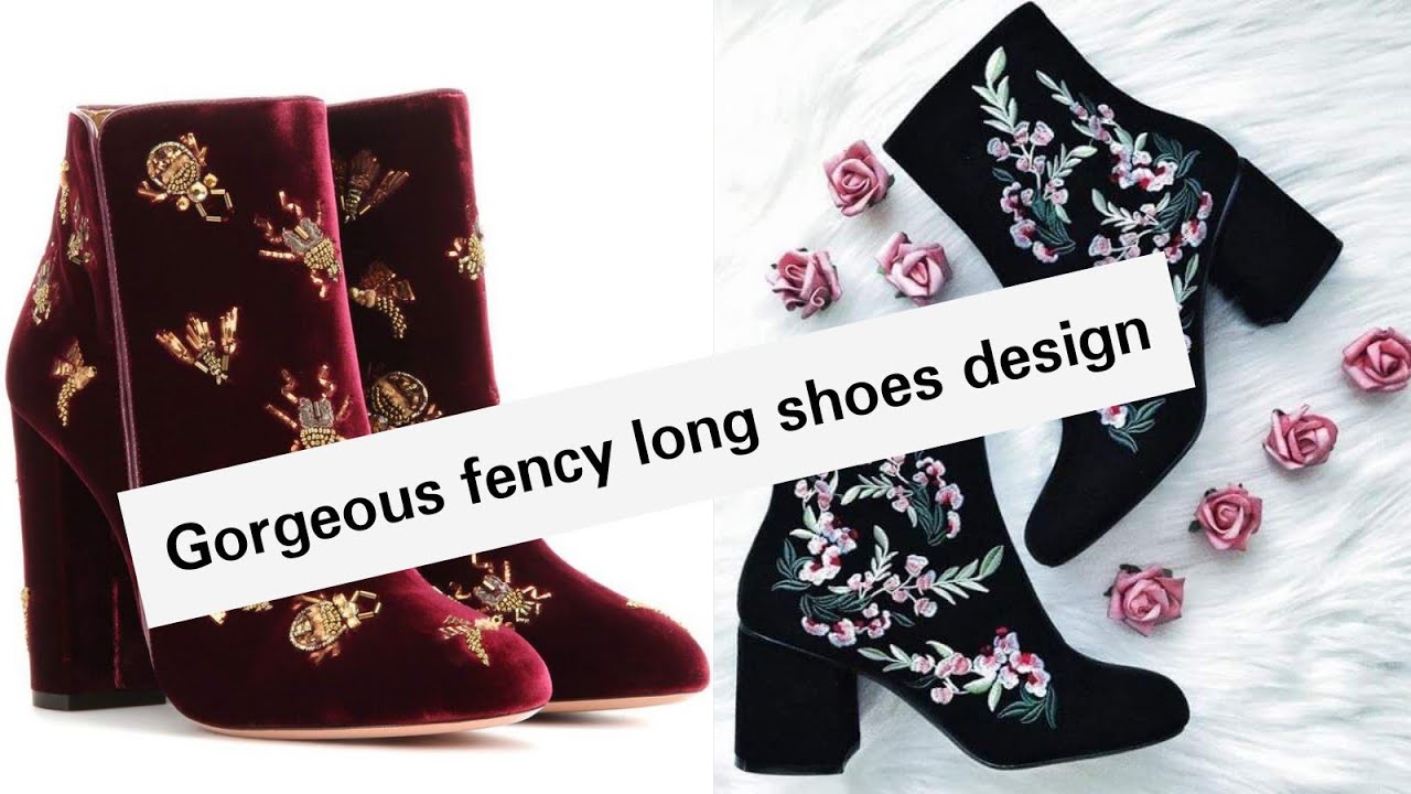 Wonderful, fashionable,stunning, stylish bridal long shoes design ...