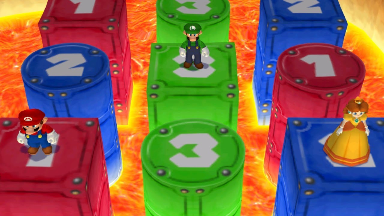 Mario Party 7 - All 1vs3 Mic Minigames - YouTube