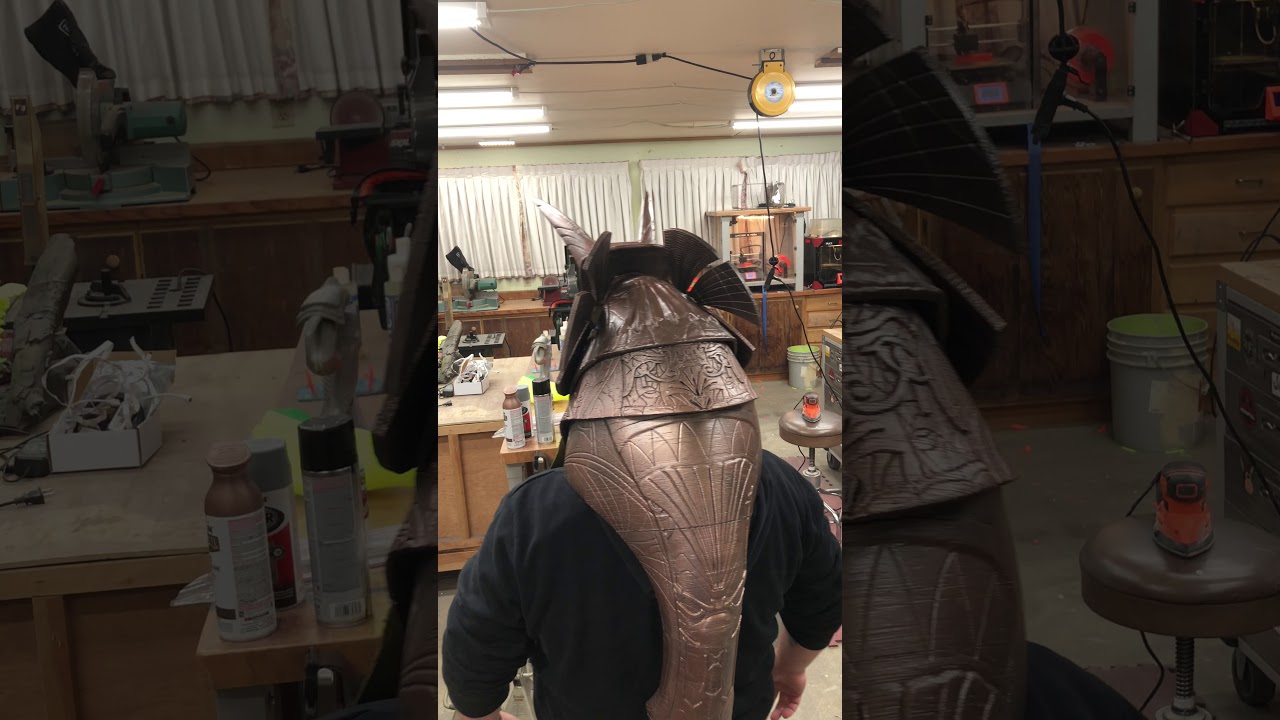 Stargate Anubis Guard helmet - YouTube