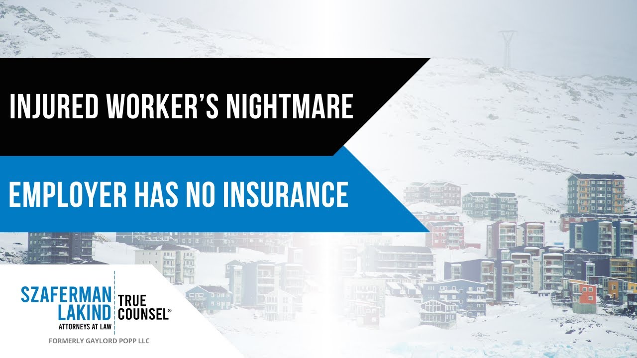 Injured Worker’s Nightmare Employer Has No Insurance - YouTube