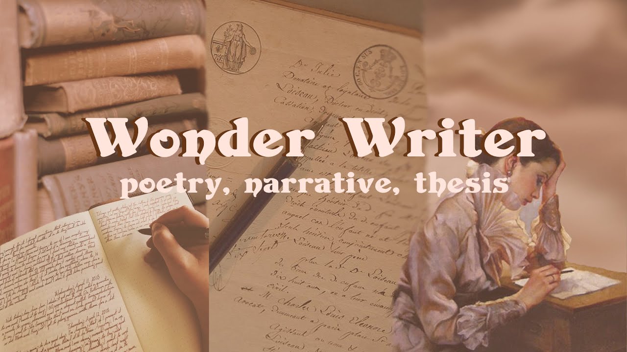 ️📘 wonder writer - author ultimate sub pack; poetry, thesis, articles ...