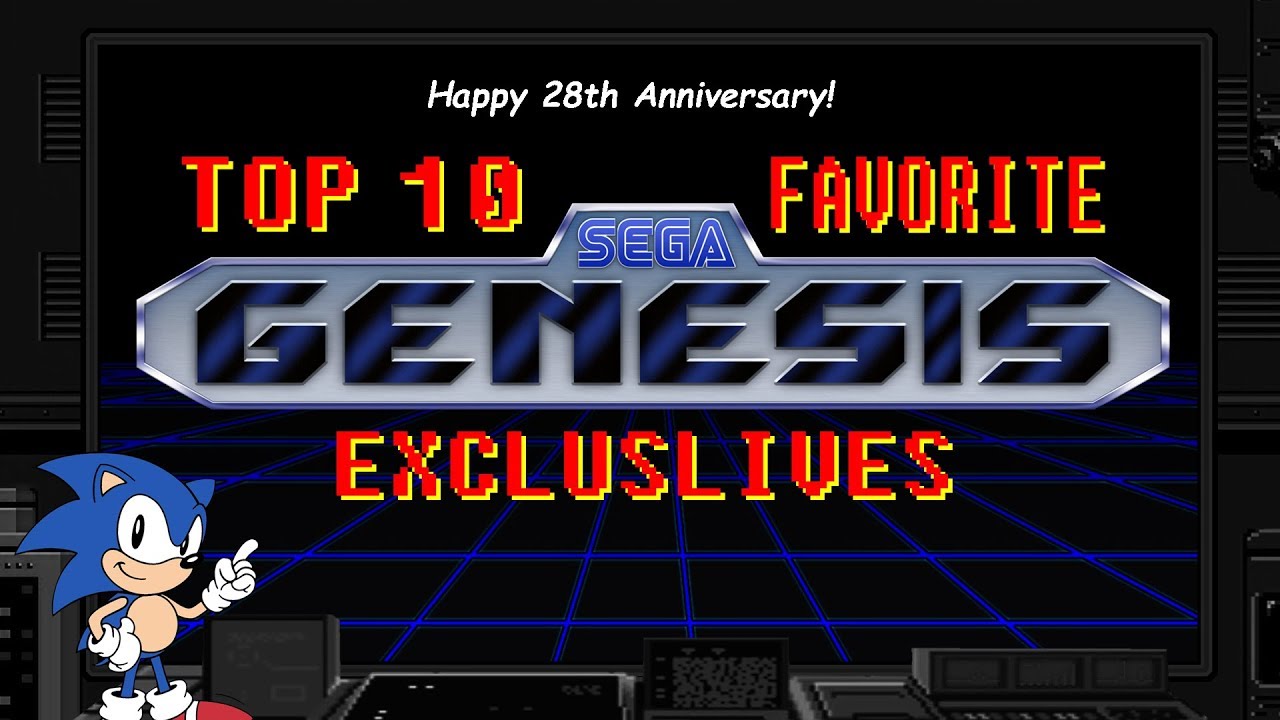 Top 10 Favorite SEGA GENESIS Exclusives (28th Anniversary!) - YouTube