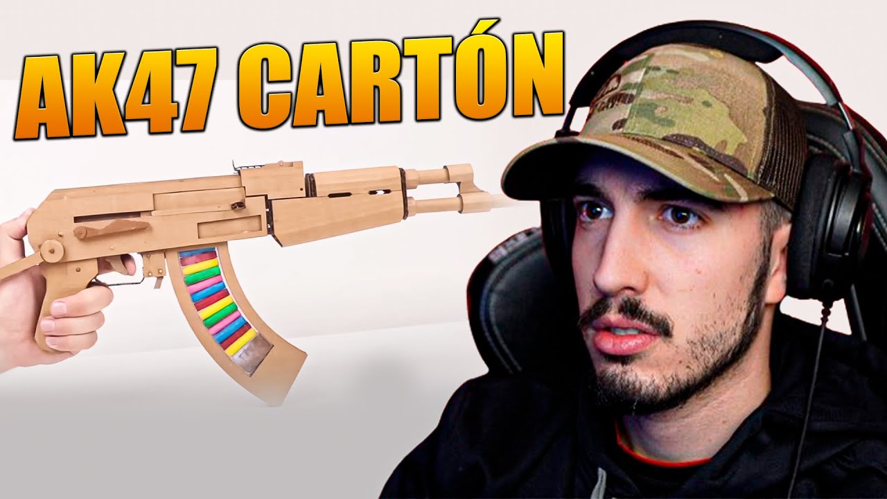Así se FABRICA un AK47 de CARTÓN| Supervivencia Tactica - YouTube
